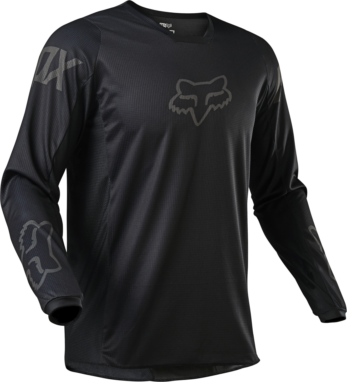 FOX 2021 180 REVN MX JERSEY BLACK/BLACK