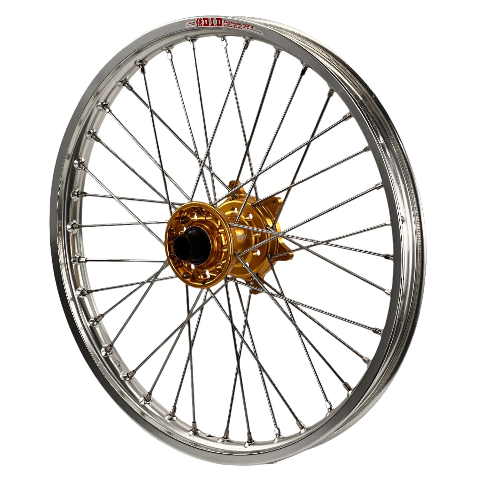 Gas Gas EC 450 F 2024-2025 Envy / DID Wheel Set Pair 21/18 Silver Rims ...