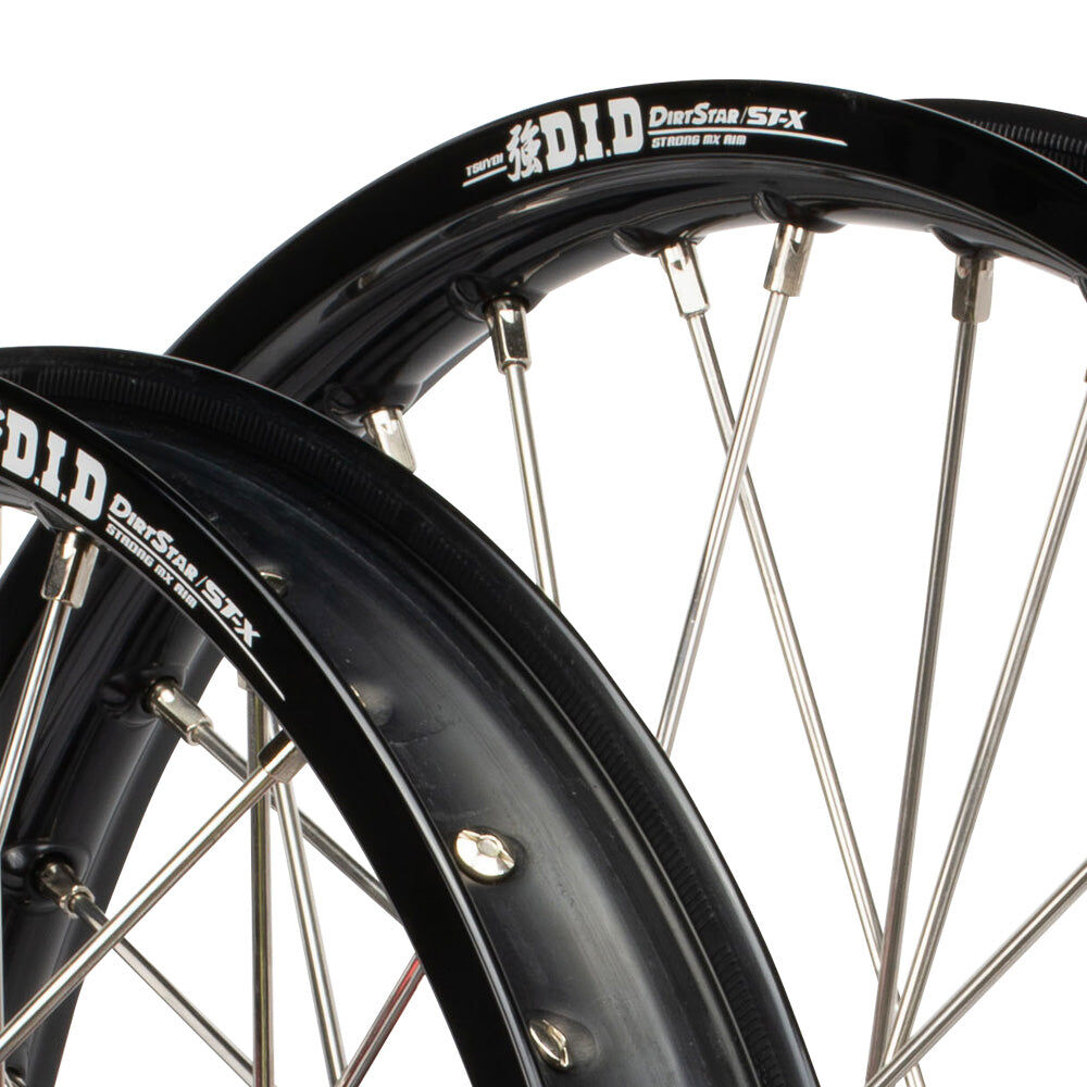 Yamaha YZ250 2008-2025 Envy / DID Wheelset 21/18 Black Rims Red Hubs