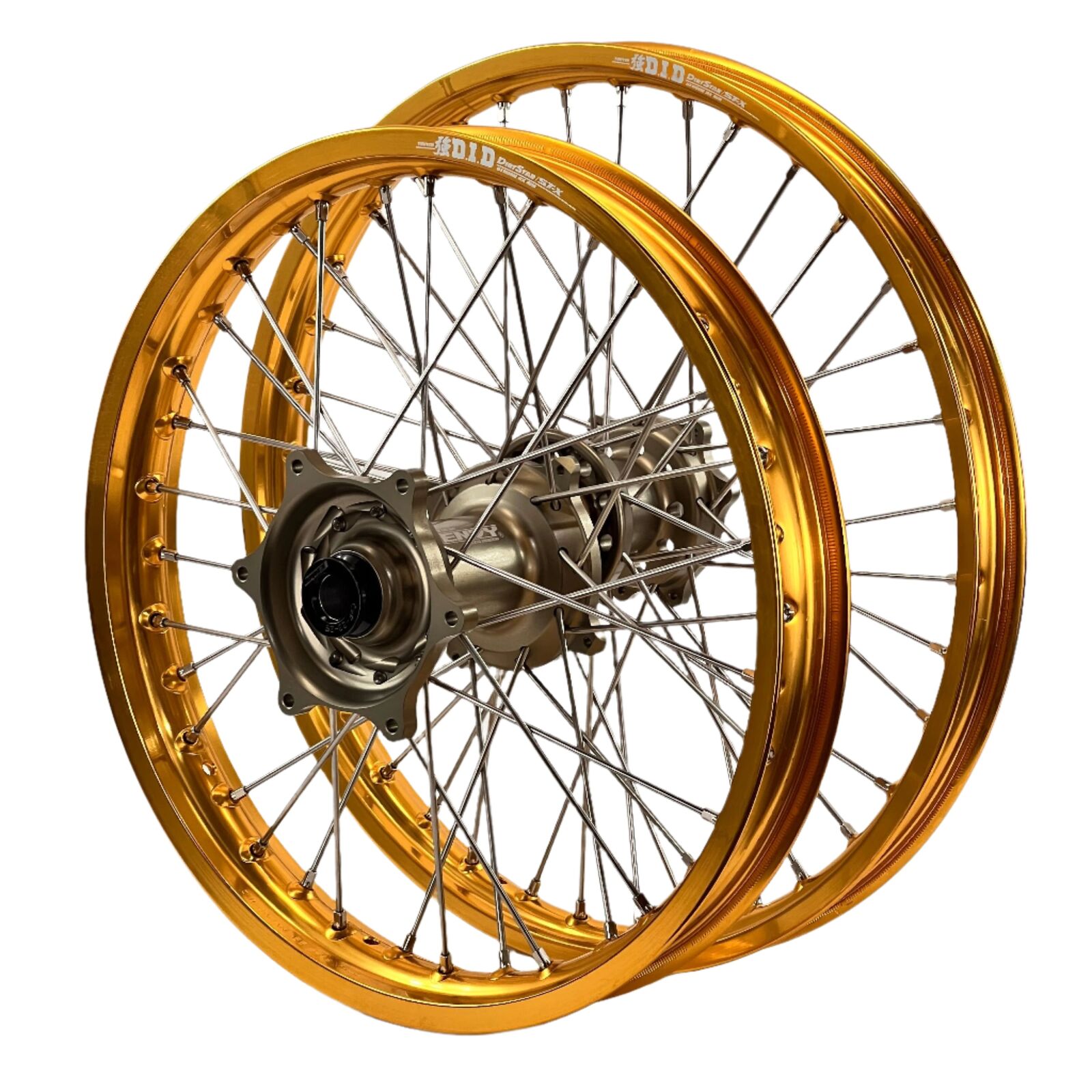 KTM 500 EXC-F 2024-2025 Envy / DID Wheelset Pair 21/18 Gold Rims ...