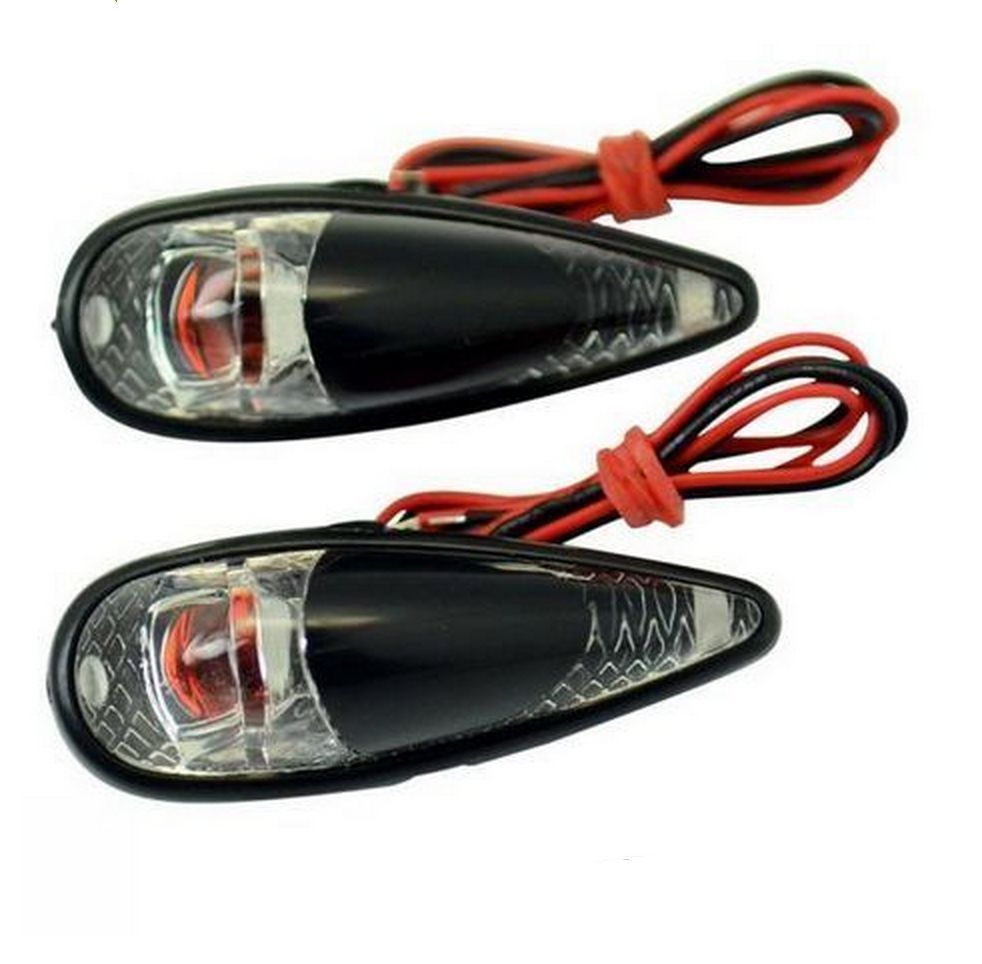 Micro Led Stick-On Motorcycle Indicators Blinkers Pair - Iu36B - MCS