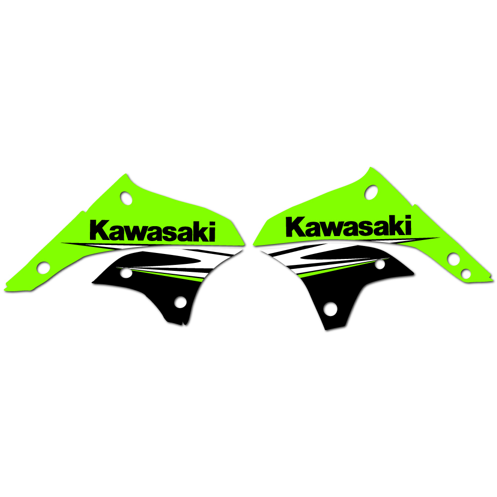 Kawasaki KLX450 2009 - Graphics Kit OEM Replica Stickers - Generic