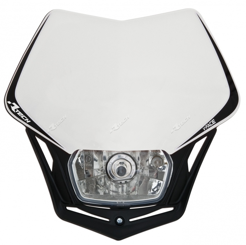 BETA 300 RR - RACETECH UNIVERSAL V-FACE ENDURO HEADLIGHT WHITE - Racetech