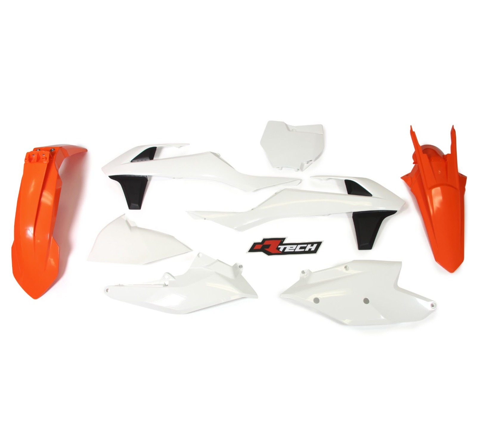 KTM 250 SX-F 2018 Rtech (Oem 17) Plastics Kit Inc Fenders & Shrouds