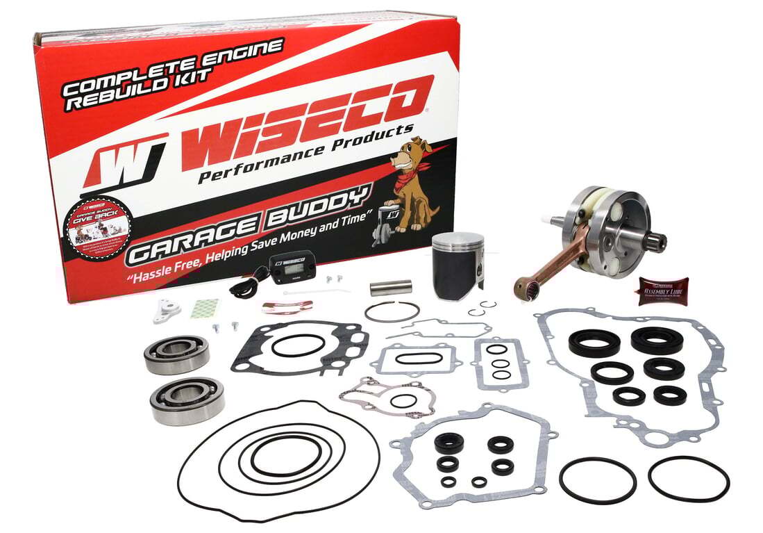 Honda CR80 1987 47mm Wiseco Complete Engine Rebuild Kit Garage Buddy