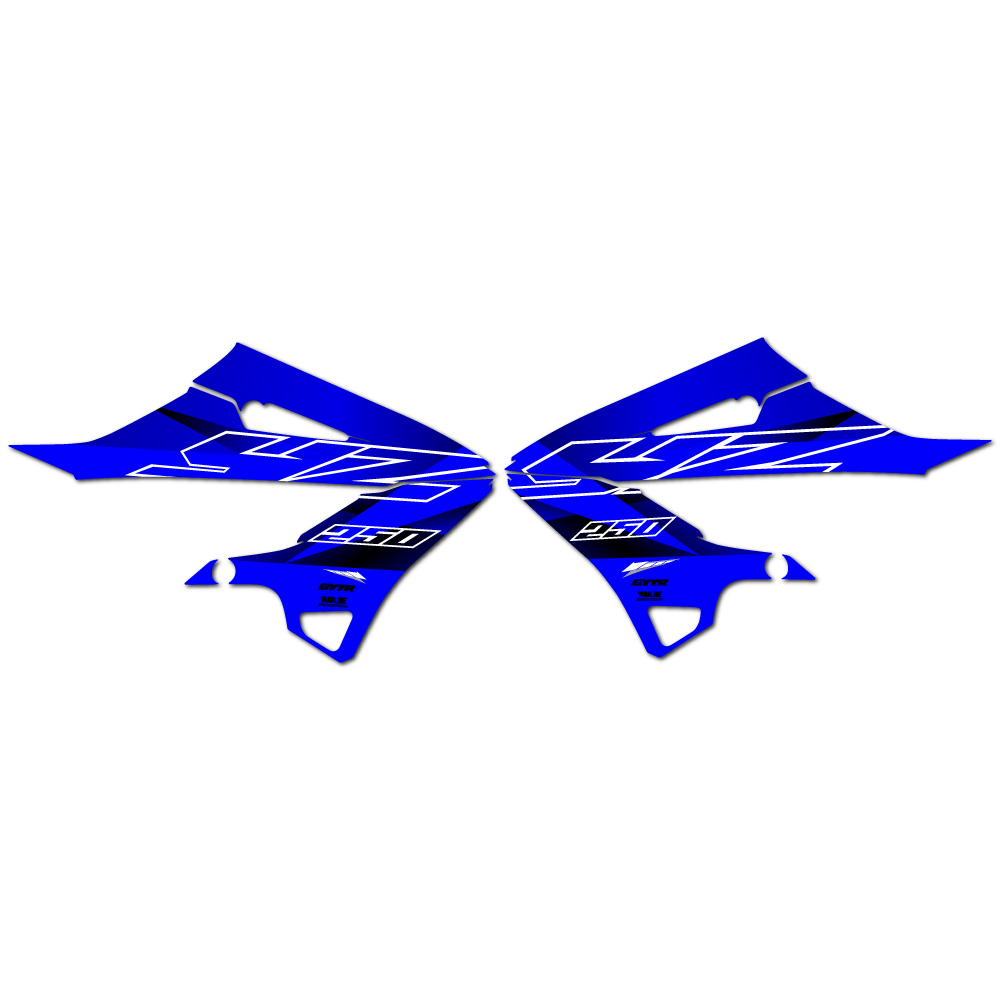Yamaha YZ250 2022 - Graphics Kit OEM Replica Stickers - Generic